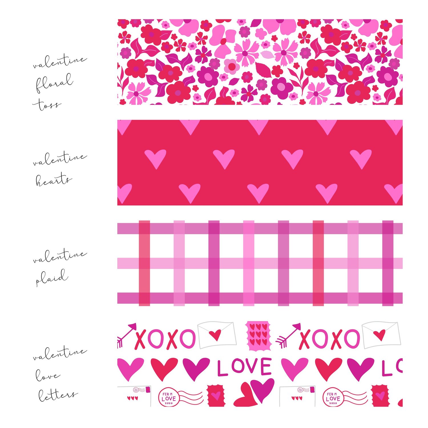Mini Valentine’s Day Pattern Collection — Southerly Design