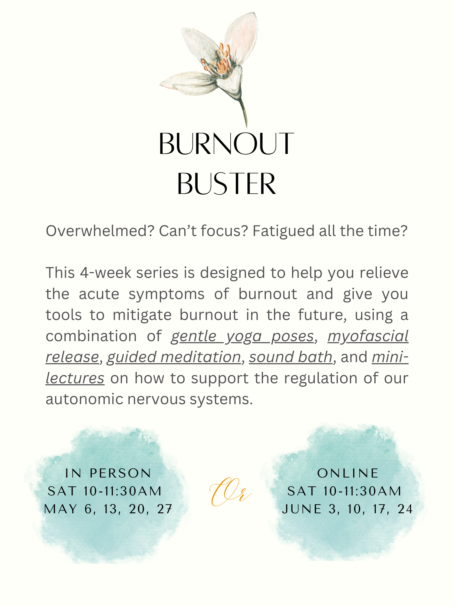 Schedule — Yiran Wang