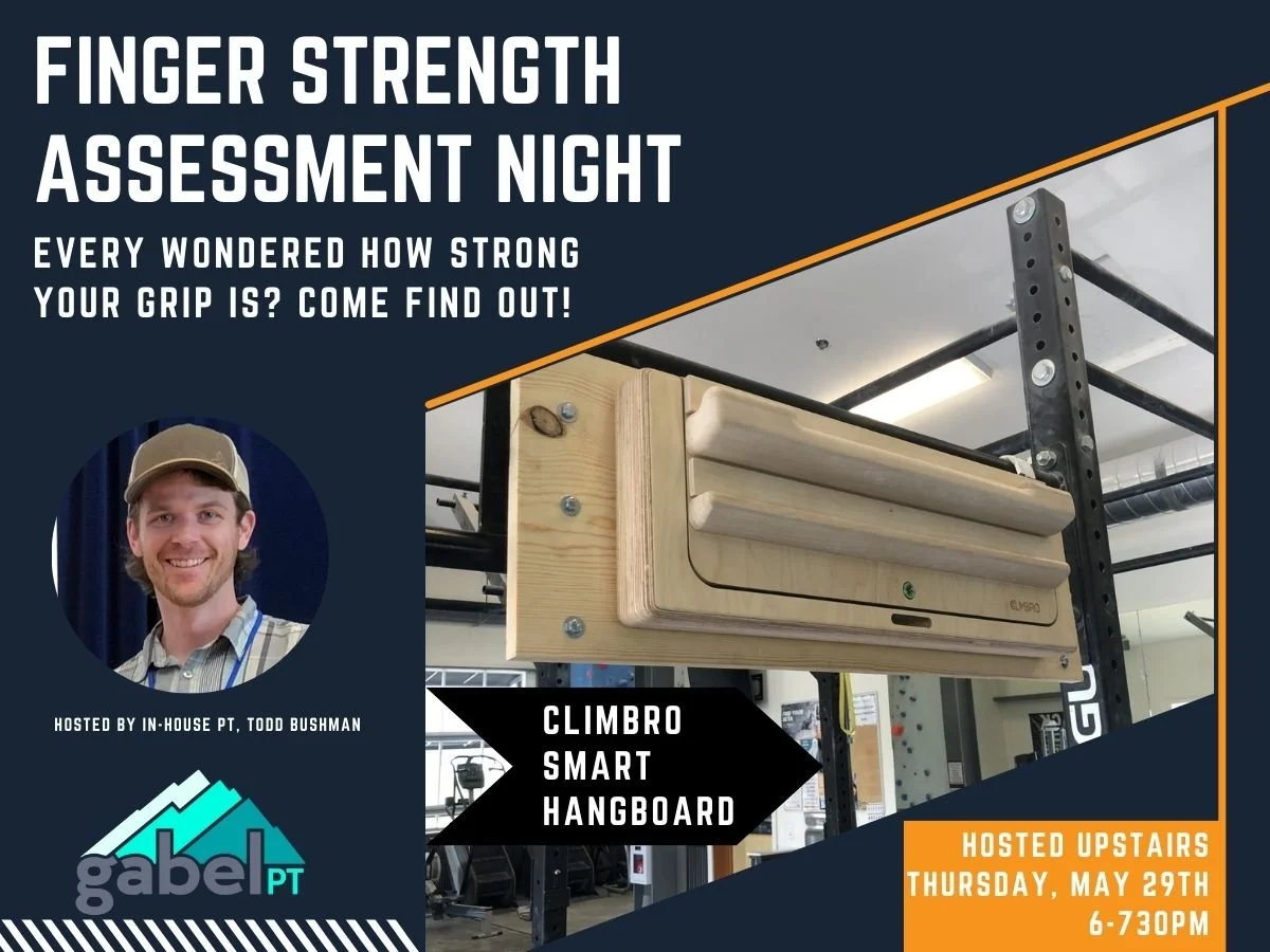 Finger Strength Assessment Night — Spire Climbing + Fitness
