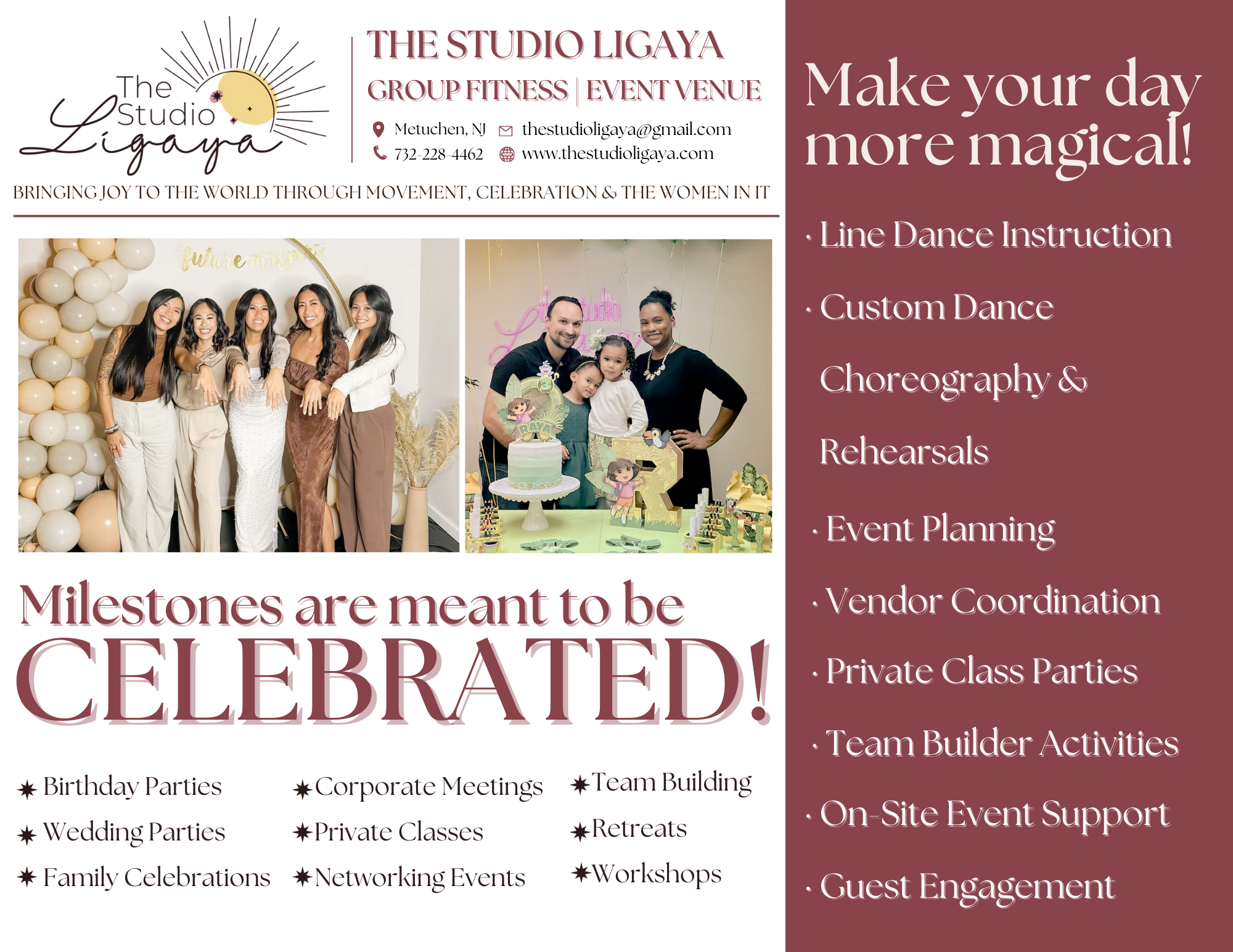 Rent the Venue — The Studio Ligaya