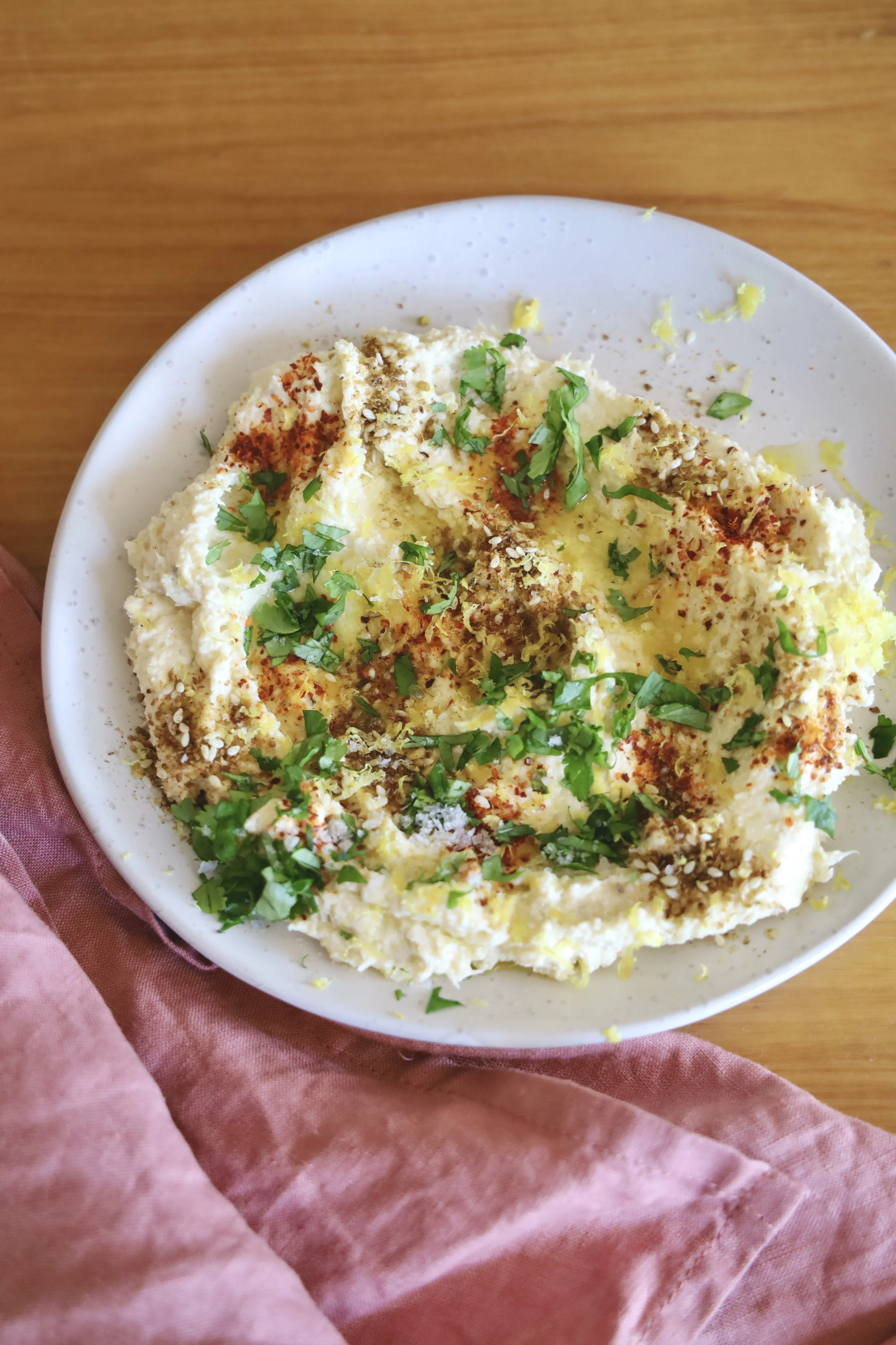 Whipped feta with charred leeks dip — Jenny's Table
