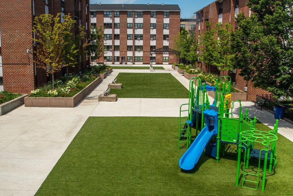NYCHA Weeksville Campus Revitalization — bayview landscape architecture ...
