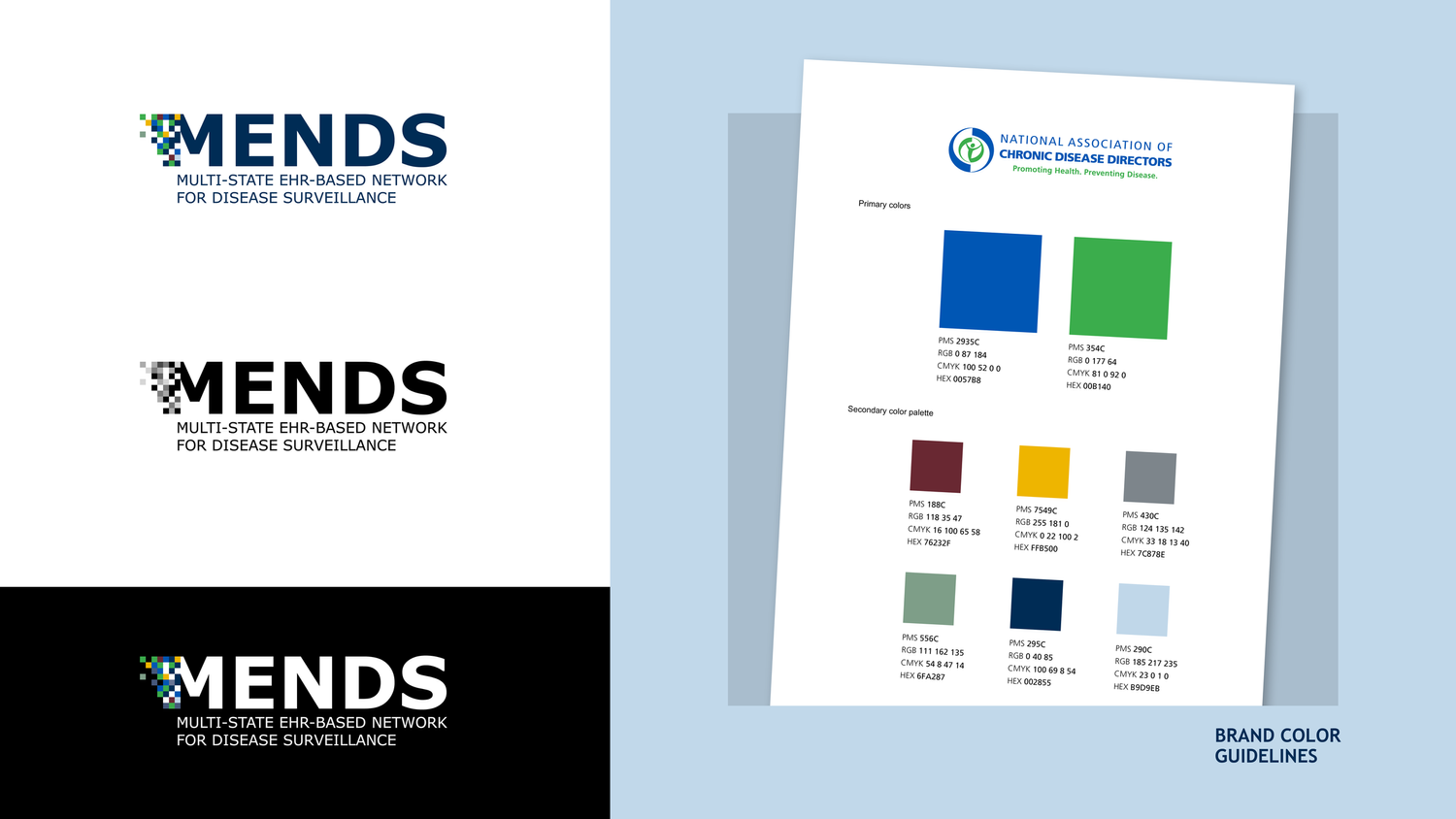MENDS Brand Identity — Mackenzie Design