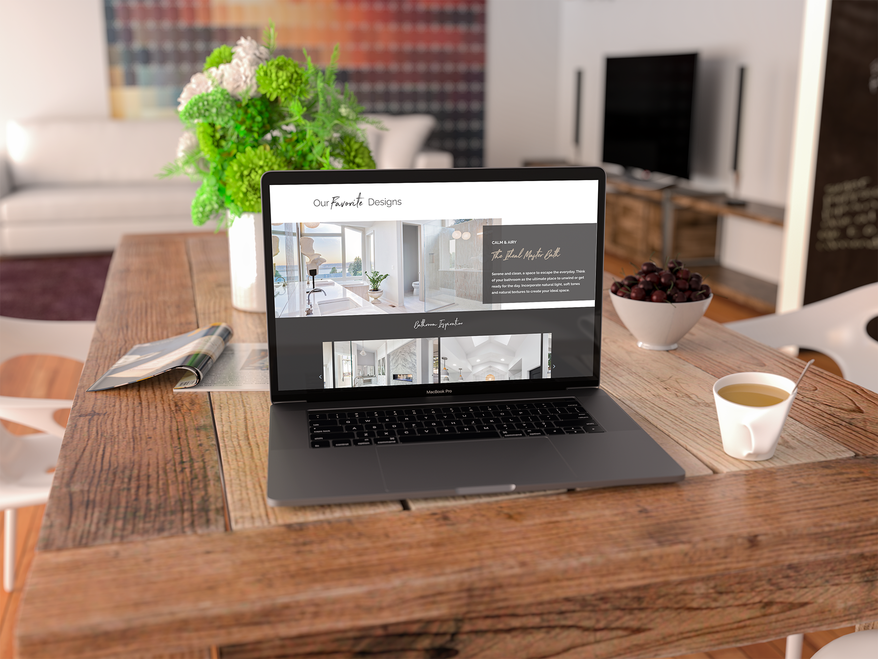 Brush and Hammer Interior Design Branding — Mackenzie Design