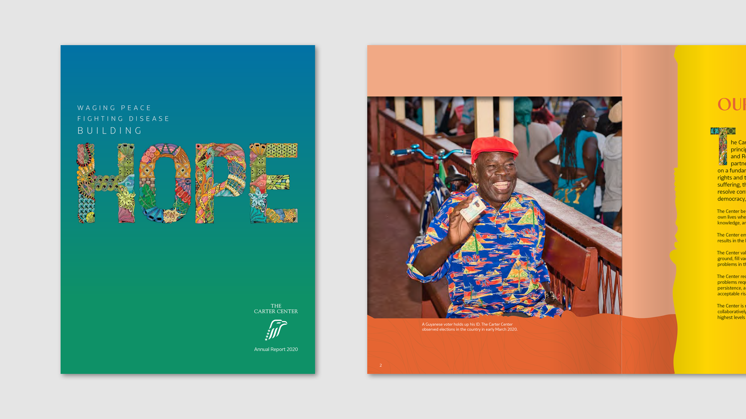 The Carter Center Annual Report 2020 — Mackenzie Design