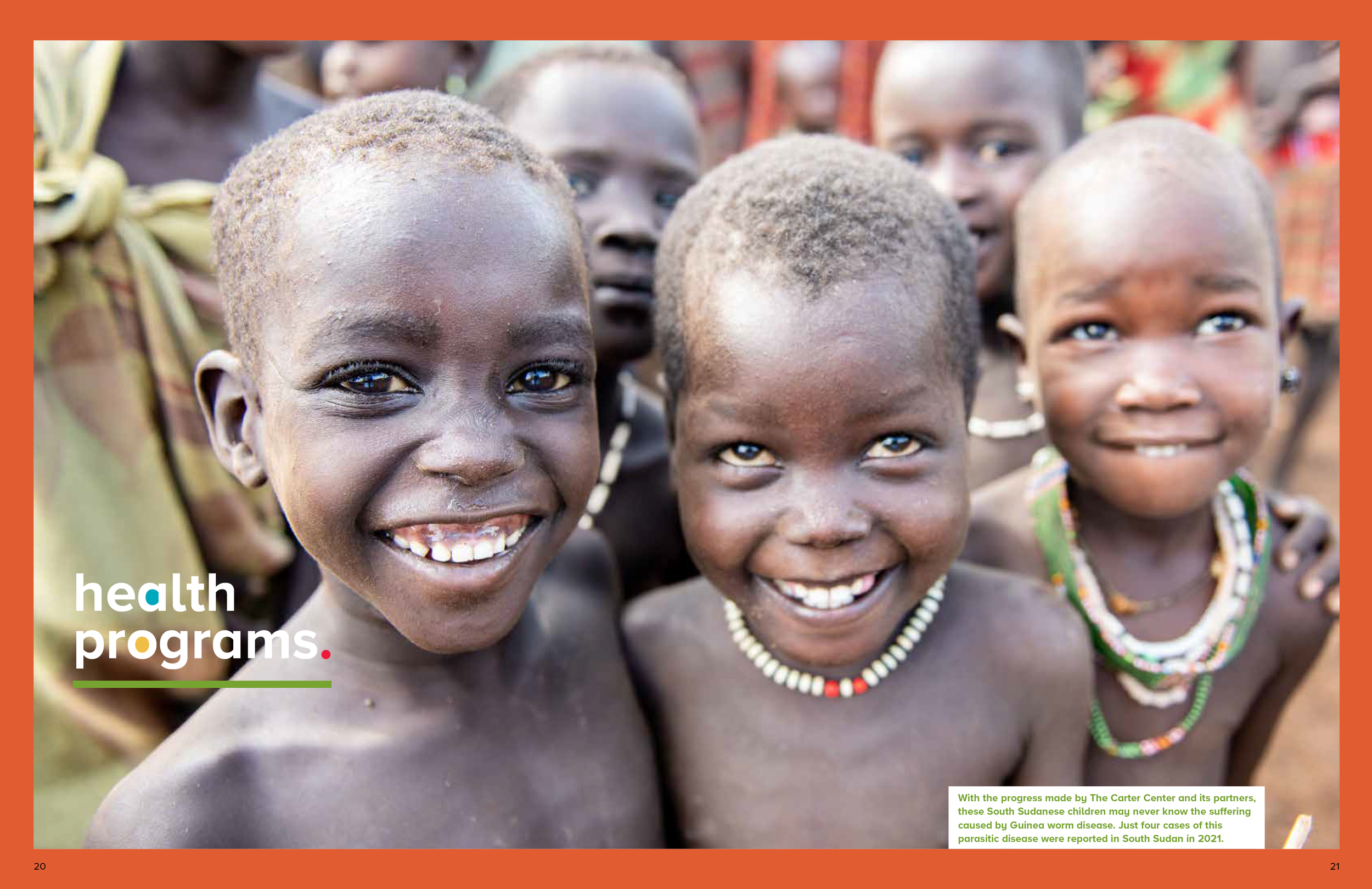 The Carter Center Annual Report 2021 — Mackenzie Design