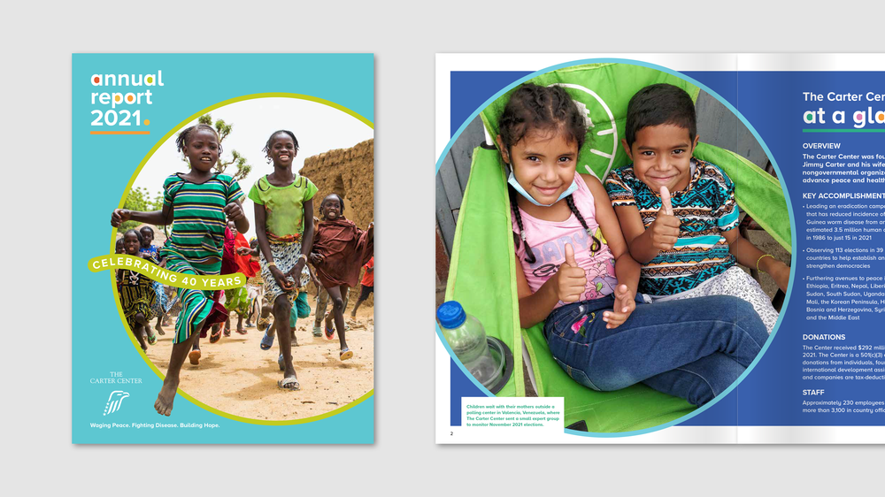 The Carter Center Annual Report 2021 — Mackenzie Design