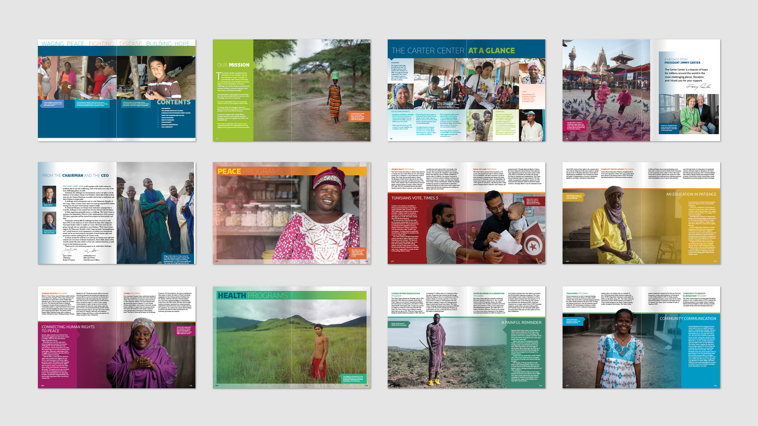 The Carter Center Annual Report 2019 — Mackenzie Design