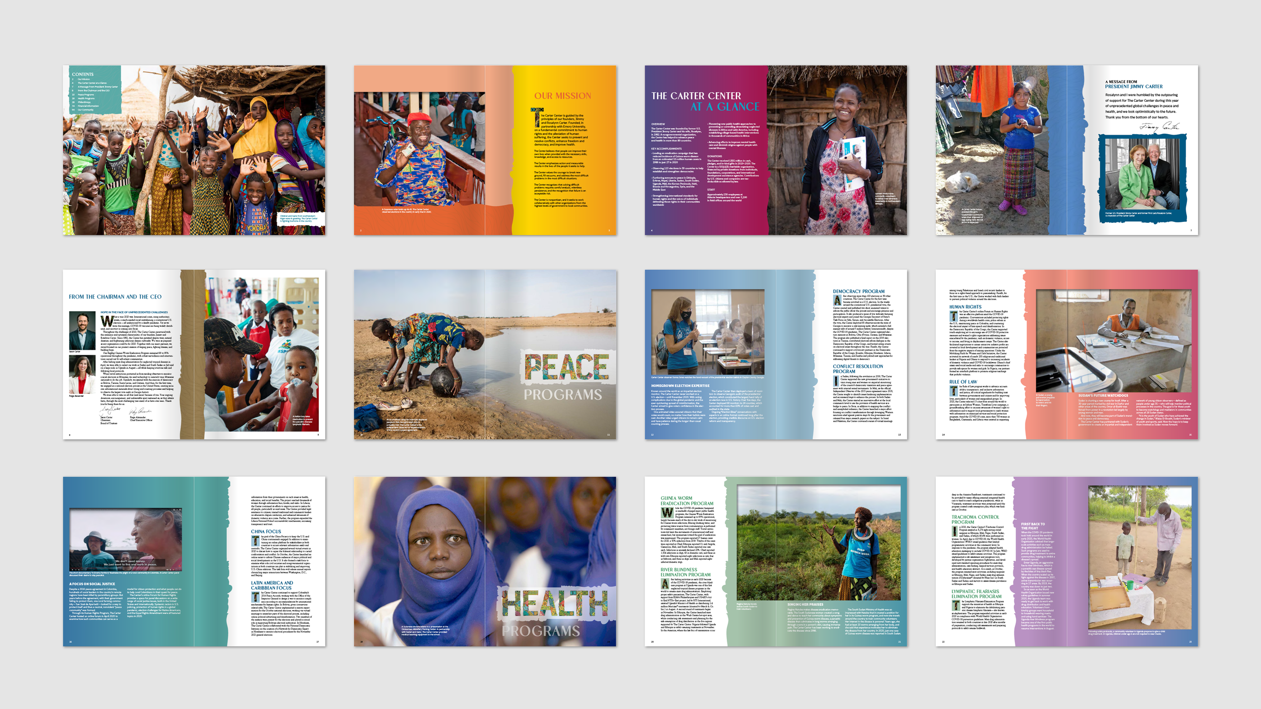 The Carter Center Annual Report 2020 — Mackenzie Design