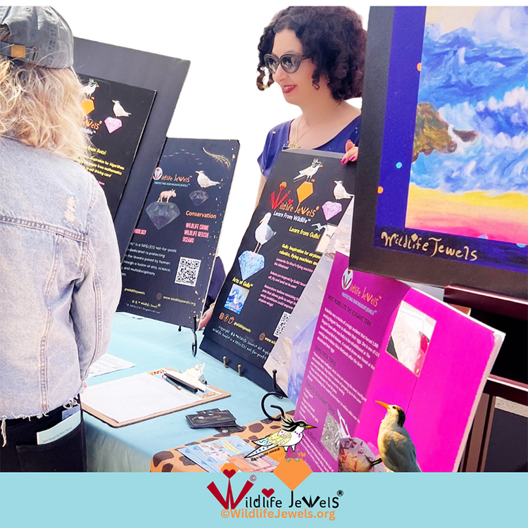 Wildlife Jewels® Exhibition at Earth Day at the Bay!