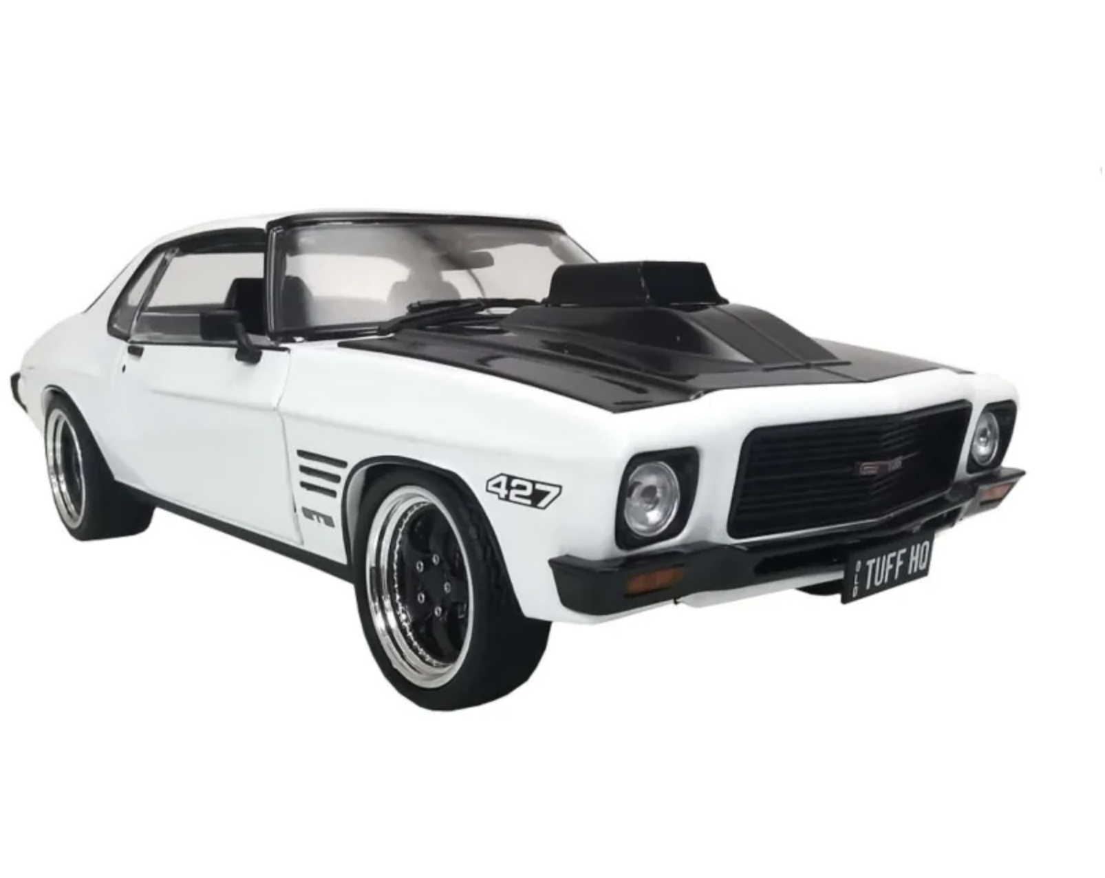 1:24 1973 HQ Candy Red w/Black roof White Interior 2 Door Holden Monaro ...