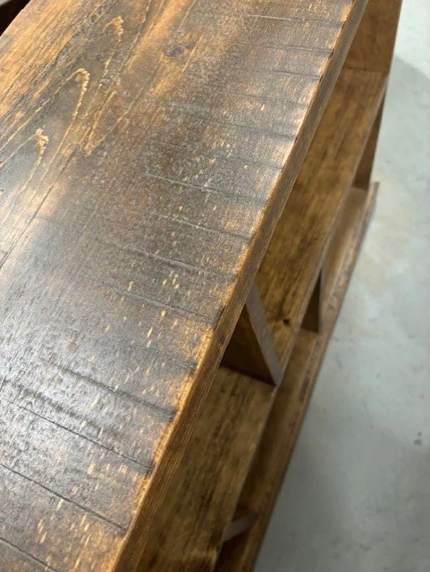 Locally built solid wood furniture