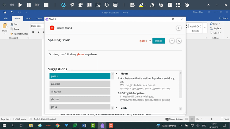 Global AutoCorrect by LexAble — Enabling Technology