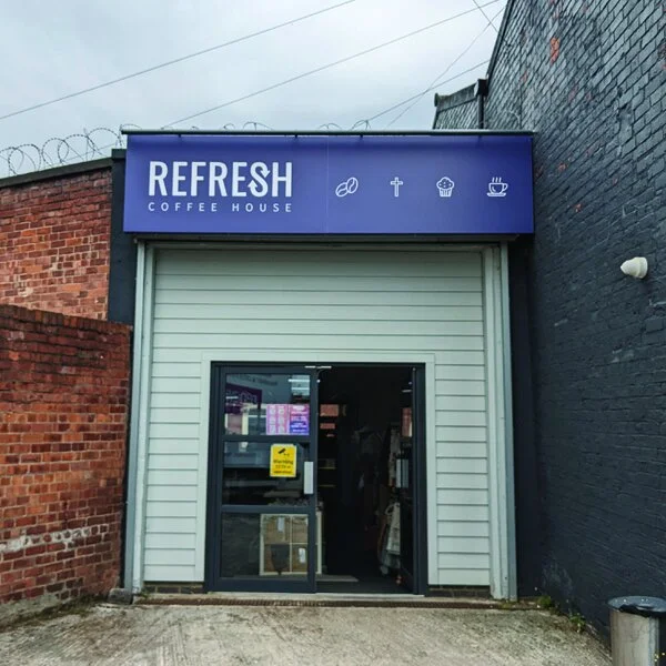 Refresh Coffee House signage — Graphic Design - Signs - Websites ...