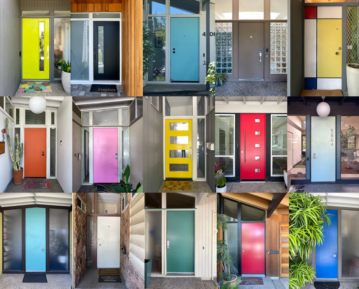 Paint Colors for Mid Century Modern Front Doors — Scott R. Kline