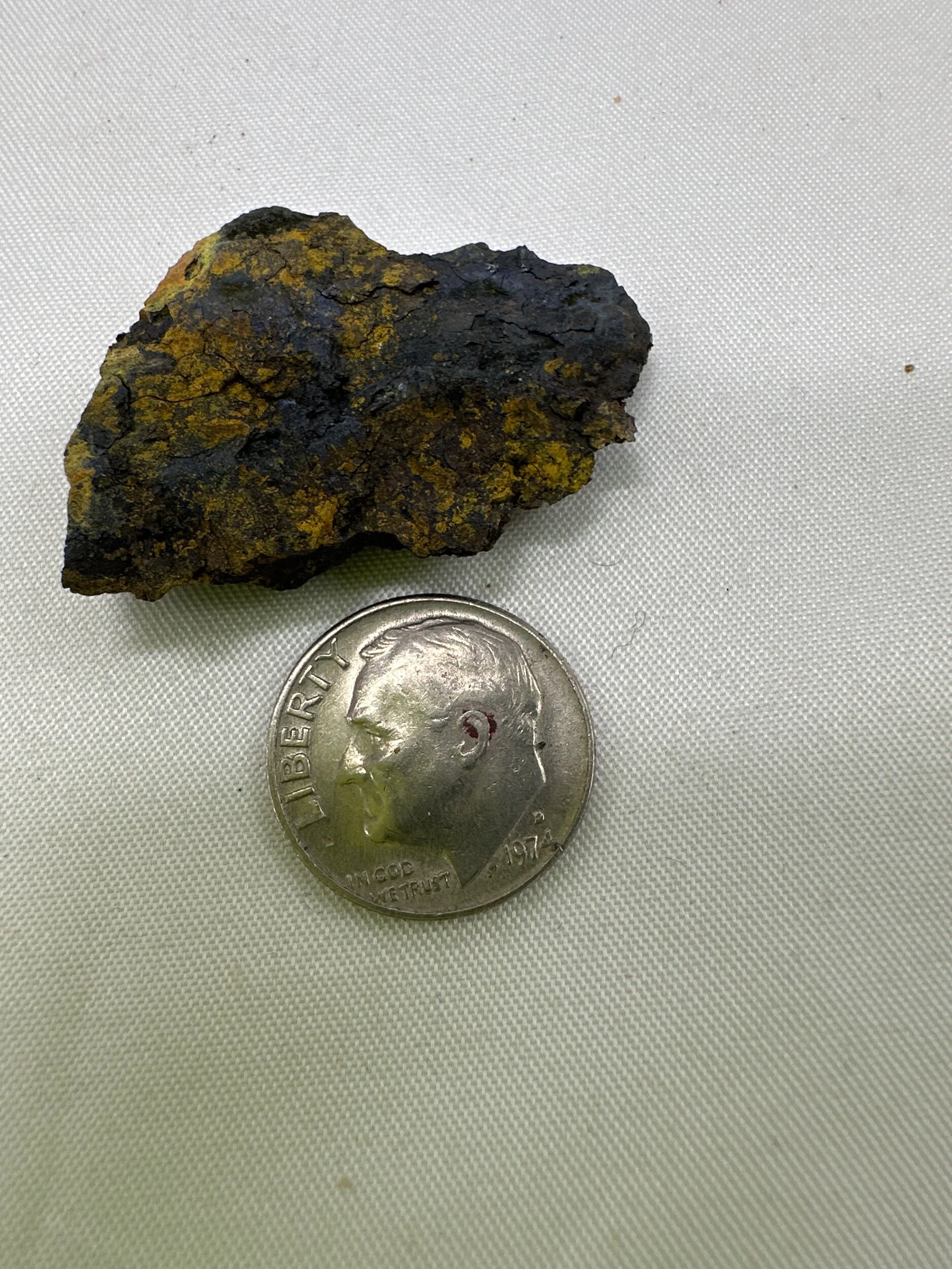 Mixed copper and uranium sample — Arizona Uranium