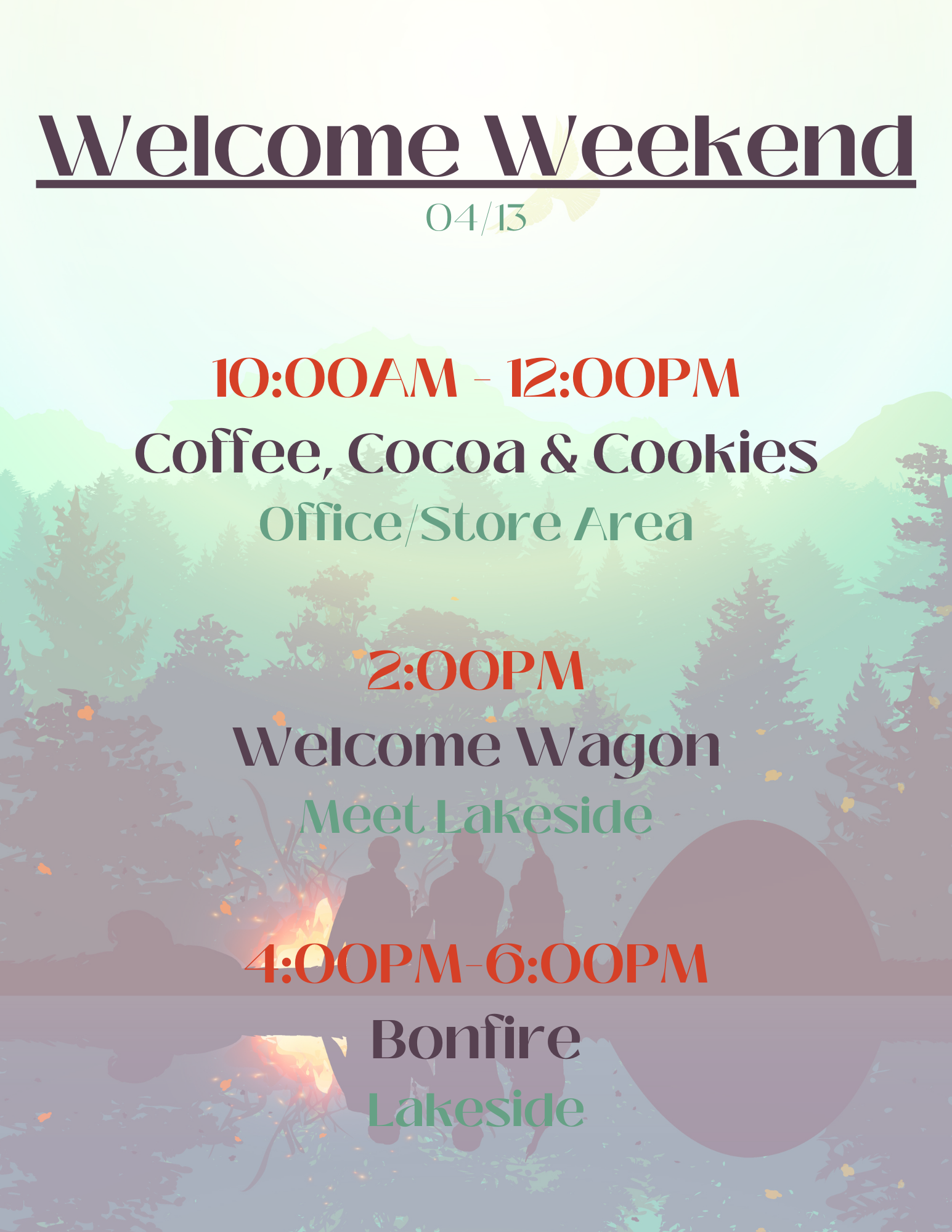 Upcoming Events — Lake Louise RV Resort