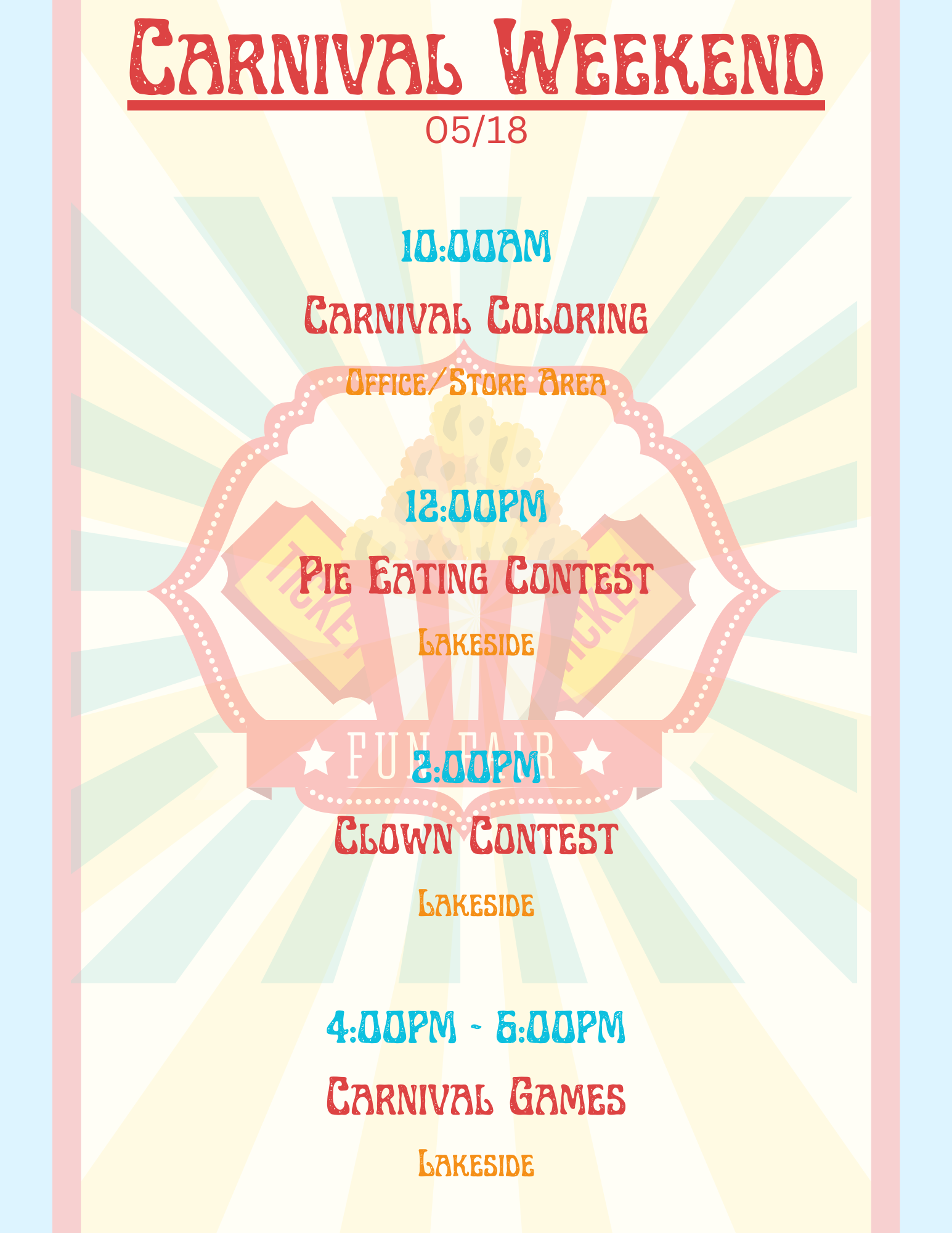 Upcoming Events — Lake Louise RV Resort