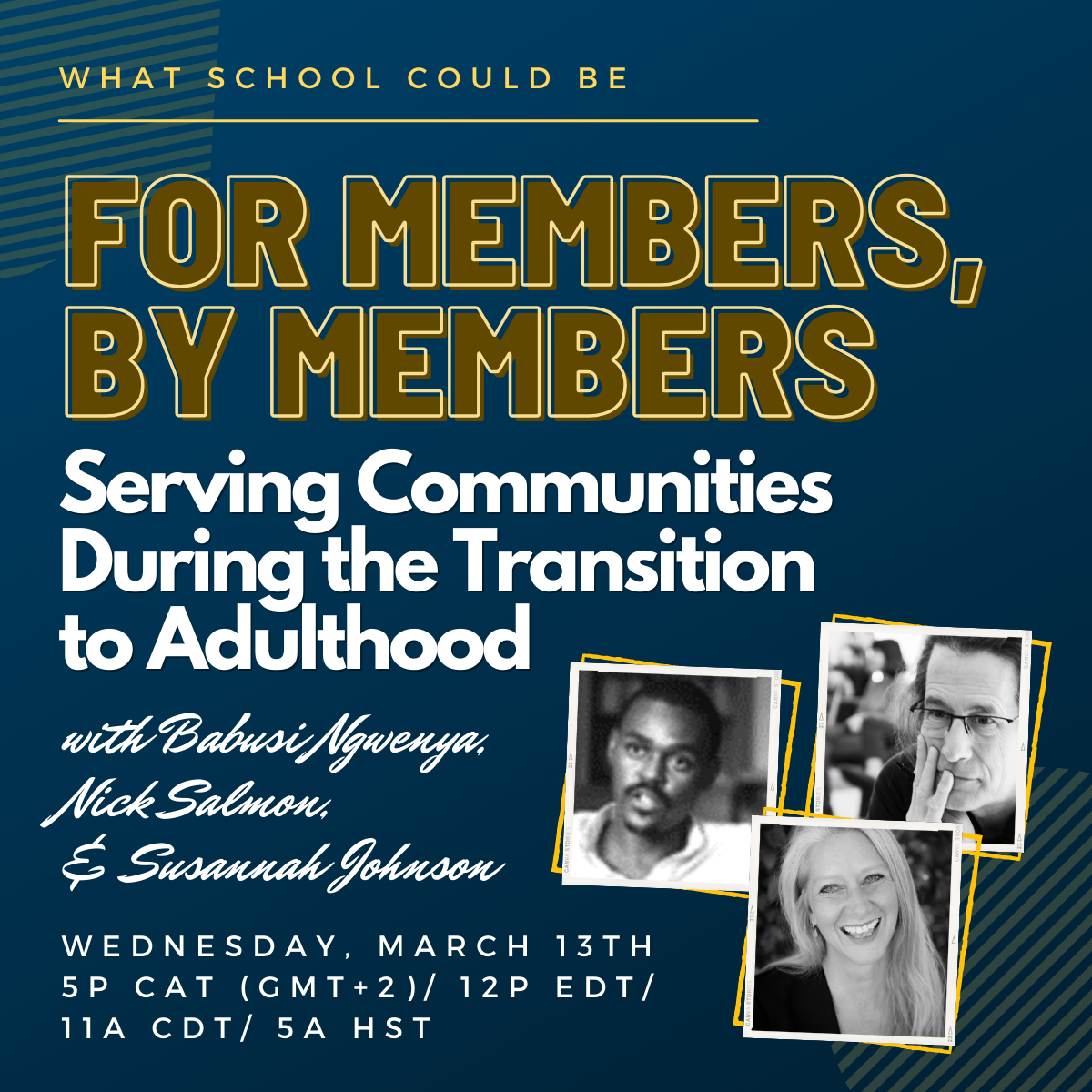 WSCB Events — What School Could Be