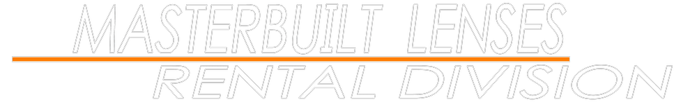 Rentals — Masterbuilt Lenses