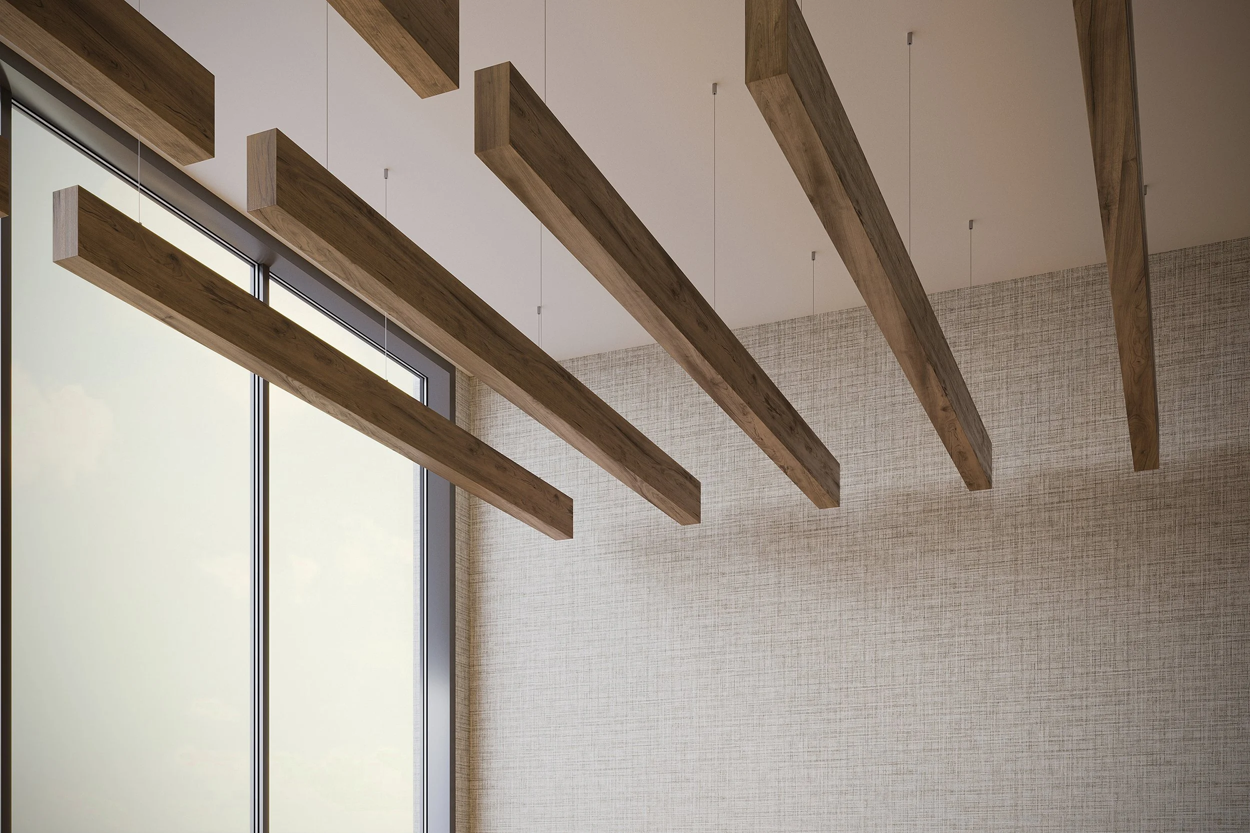GiosFelt® Box Baffles | Superior Acoustic Ceiling Baffles — Akouo Acoustics