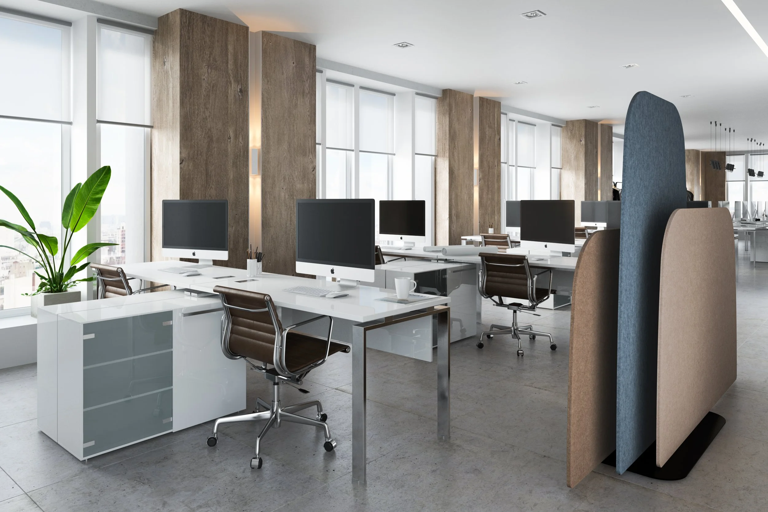 GiosFelt® Landscape | Sustainable Acoustic Divider Screens — Akouo ...