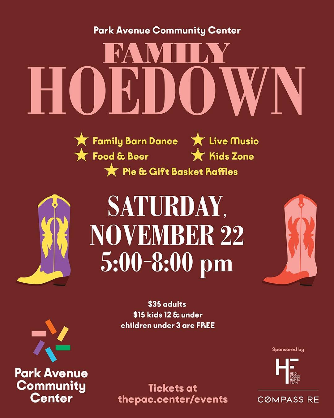 PAC Center Family Hoedown Fundraiser — Swarthmore Town Center