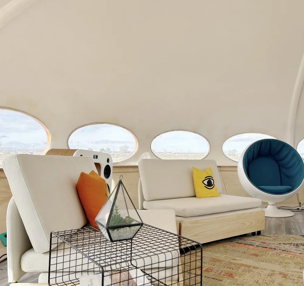 Area 55 Futuro – Off-Grid Glamping & Event Space in Joshua Tree