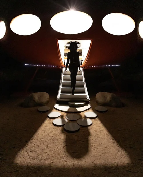 Area 55 Futuro Off Grid Glamping Event Space In Joshua Tree