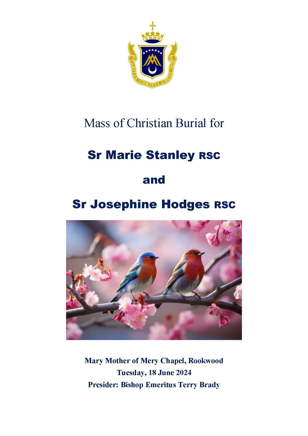 We Remember — Sisters of Charity of Australia