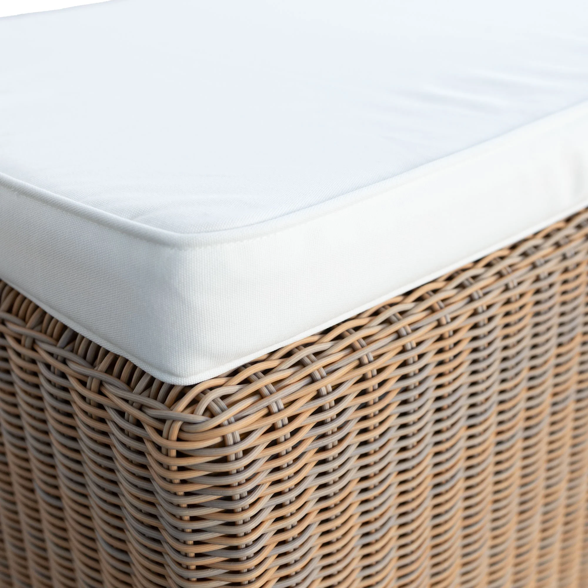 Rattan Bench — Flock Events | Event & Wedding Furniture Hire