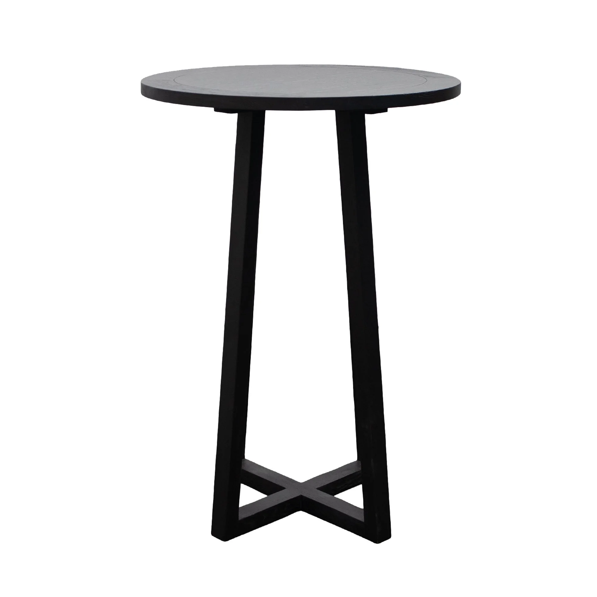 Black Crossbar Leaner — Flock Events | Event & Wedding Furniture Hire