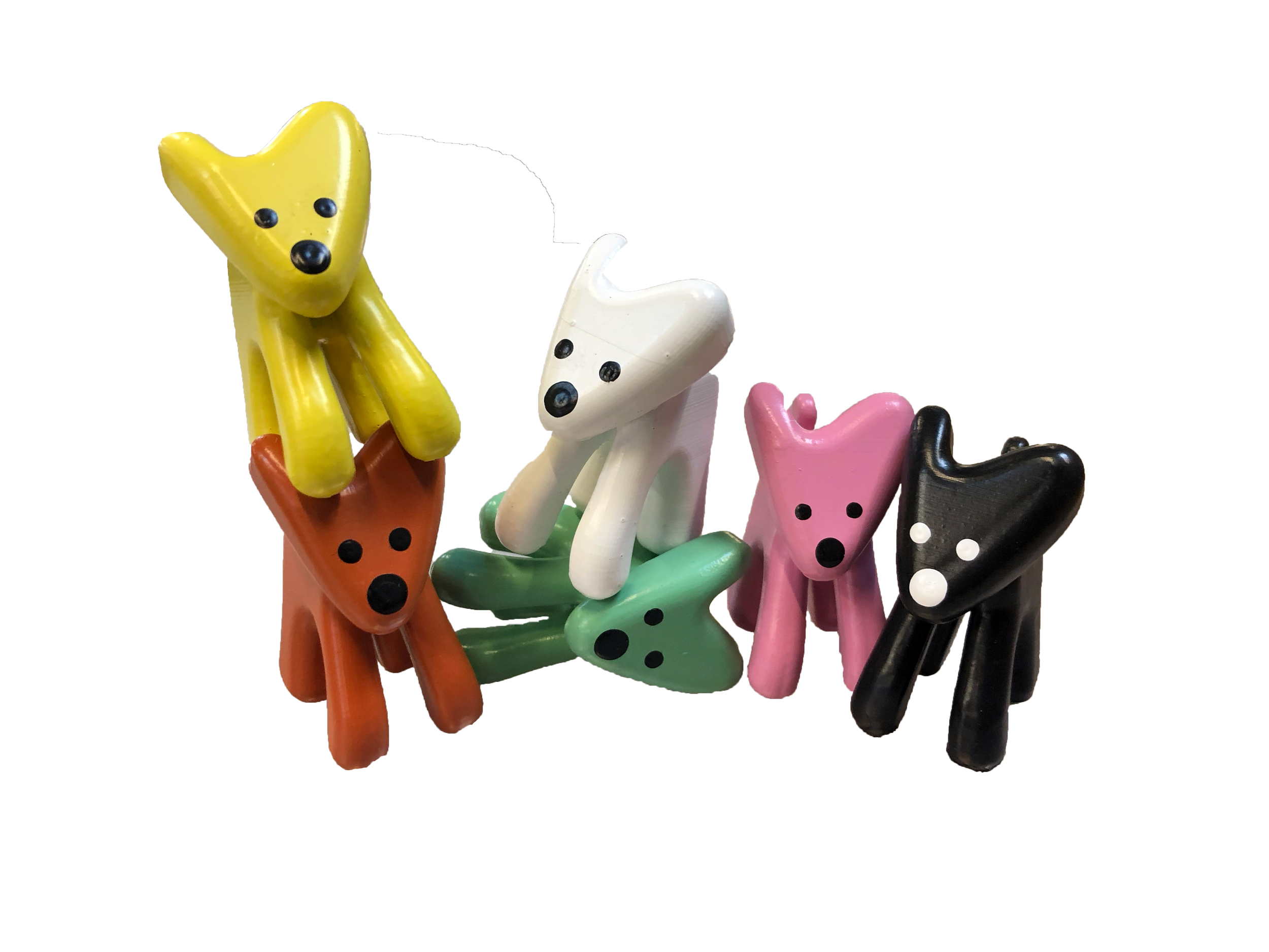 rainbow puppy poopy party