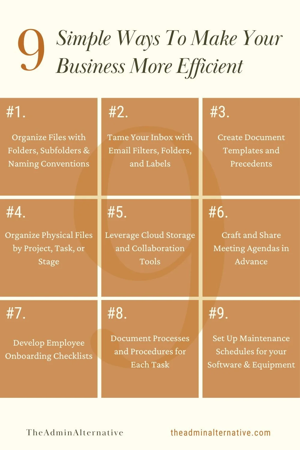 9 Simple Ways To Make Your Business More Efficient — The Admin Alternative
