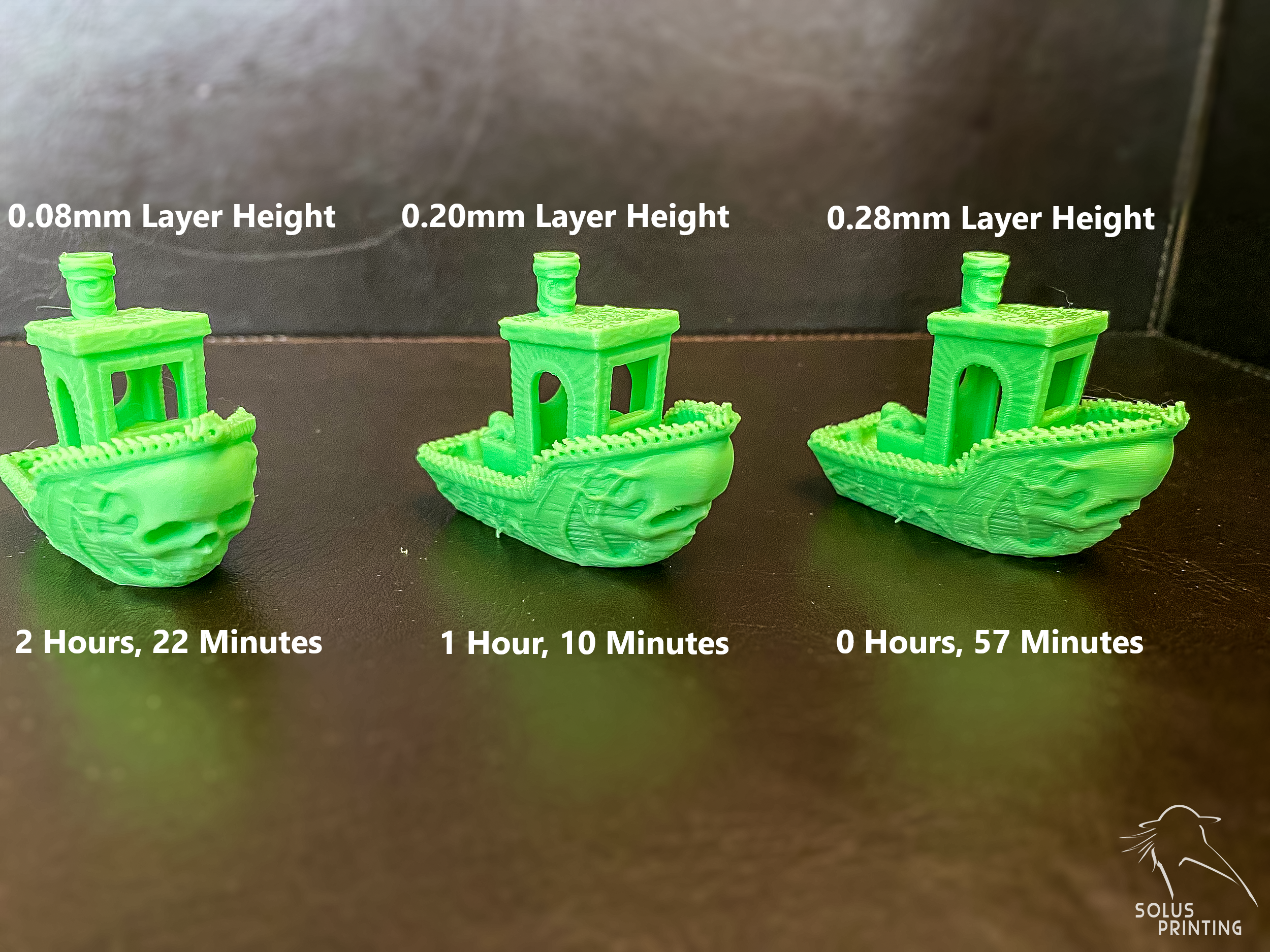 Nozzle & Layer Height References — Solus 3D Printing Service