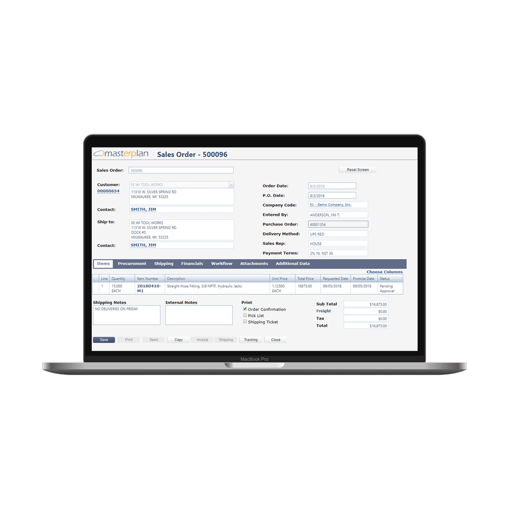 Streamlined Order Management for Mid-sized Manufacturing — Masterplan ...