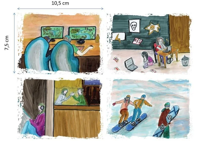 “Pusaudzis” — Metaforiskās asociatīvās kārtis