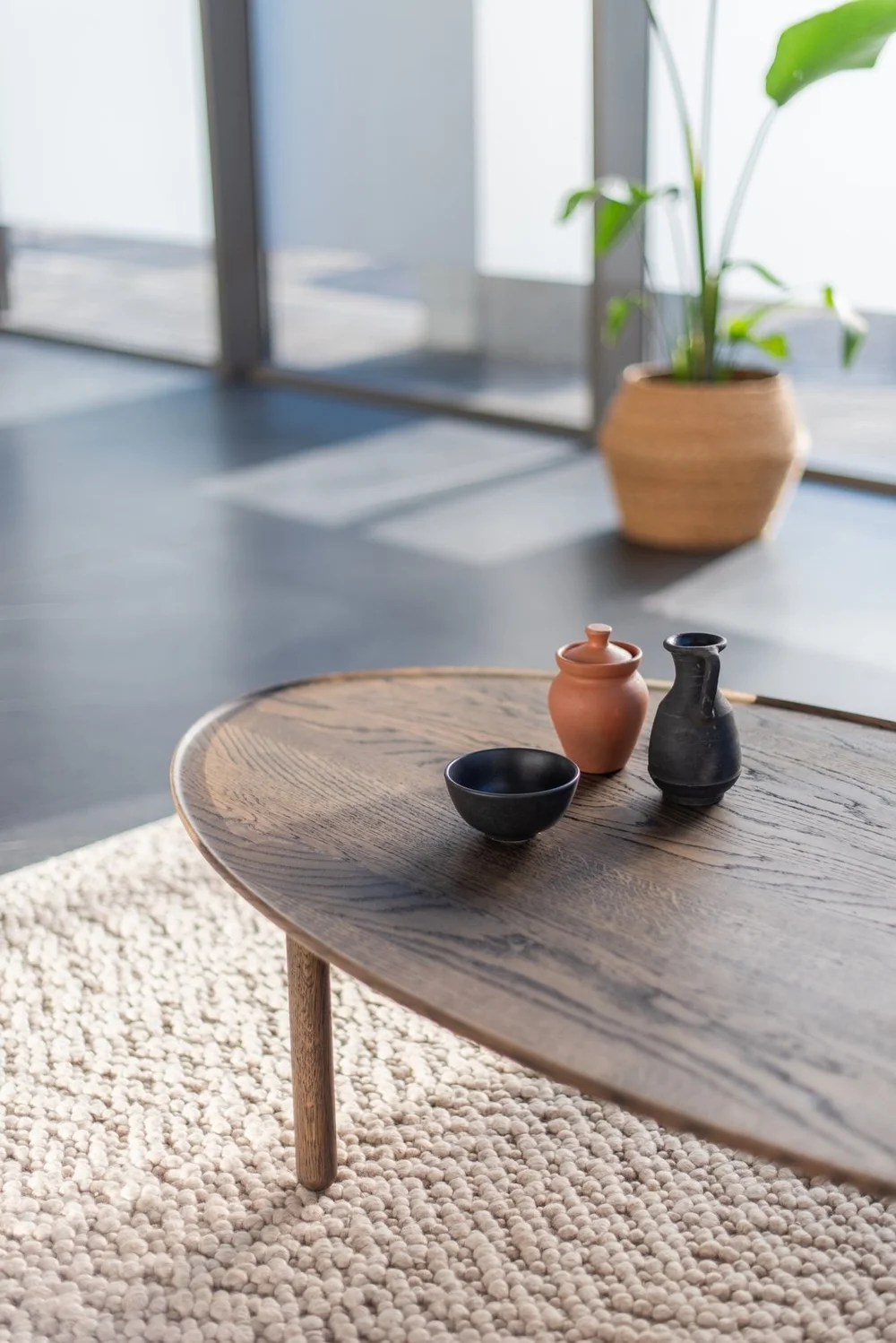 Mu Coffee Table - Smoked Oak — Gazzda