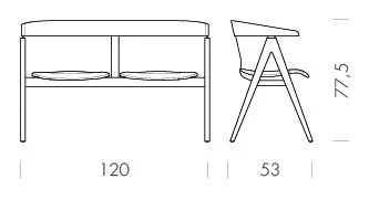 Ava Bench — Gazzda