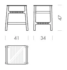 Fawn Side Table — Gazzda