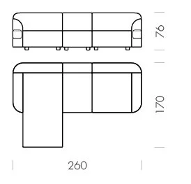 Hugg Modular Sofa 3 Seater — Gazzda