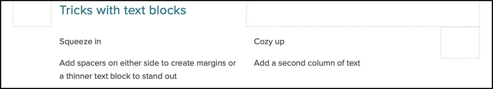 9 tricks for your Squarespace text blocks — Kerry A. Thompson Website ...