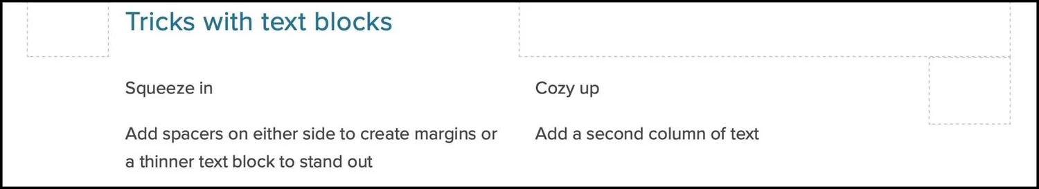 9 tricks for your Squarespace text blocks — Kerry A. Thompson Website ...