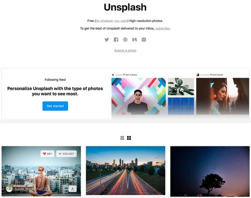 Unsplash: Free images for commercial use — Kerry A. Thompson Website Design