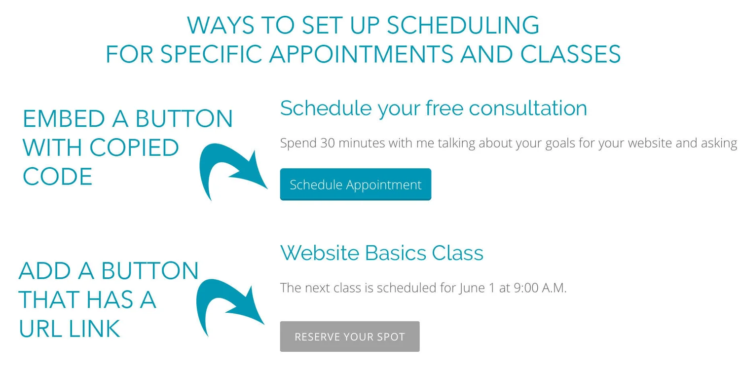 How to choose and connect a website scheduling program — Kerry A ...