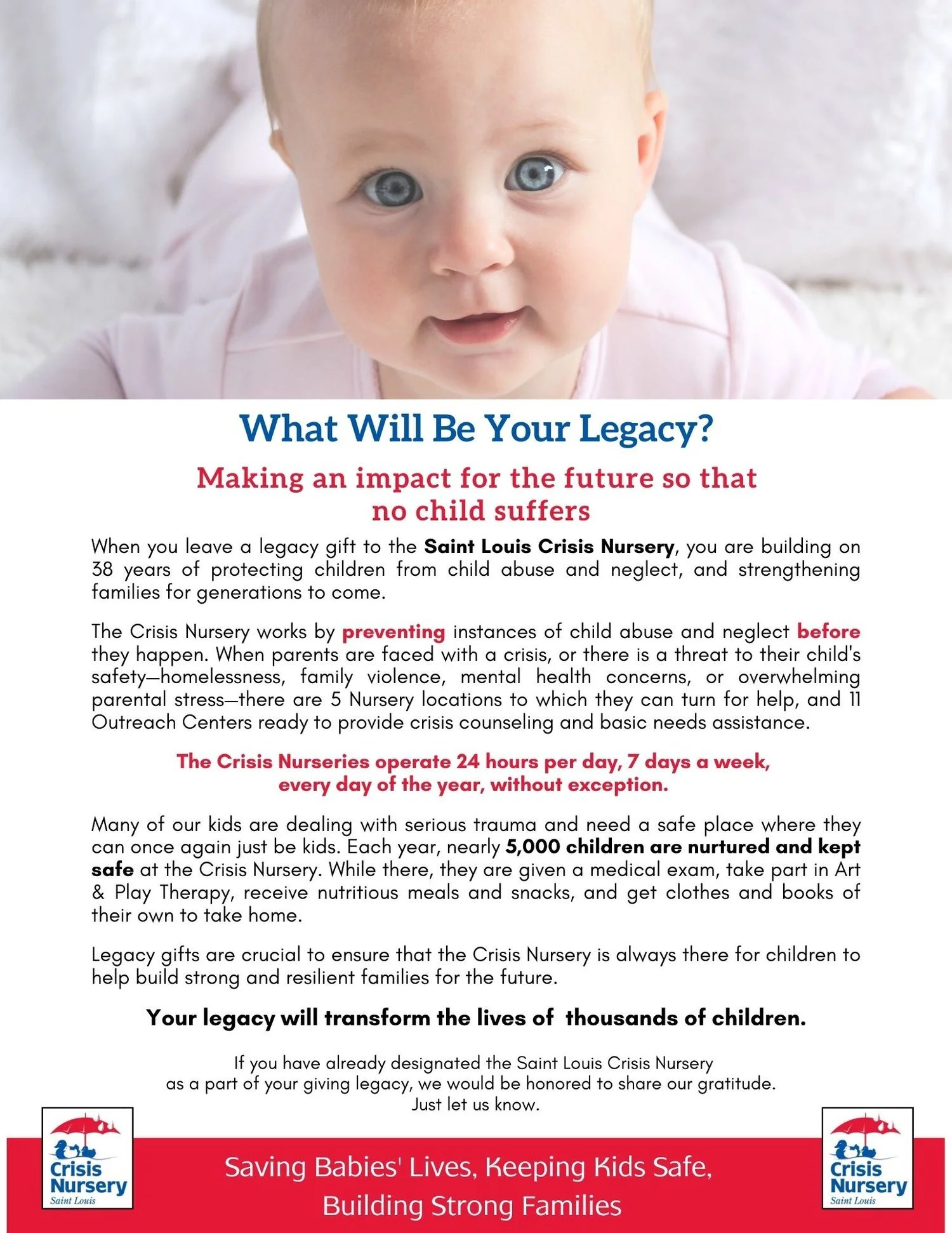 Legacy Giving — Saint Louis Crisis Nursery