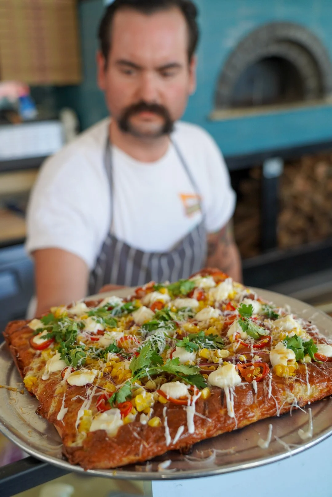 Sicilian Hot Corn Pizza — Afino by Grande