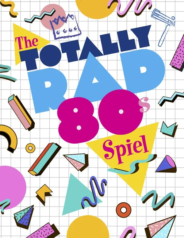 The Totally Rad '80s Spiel - Lyrics Handout — THE SPIEL GUY