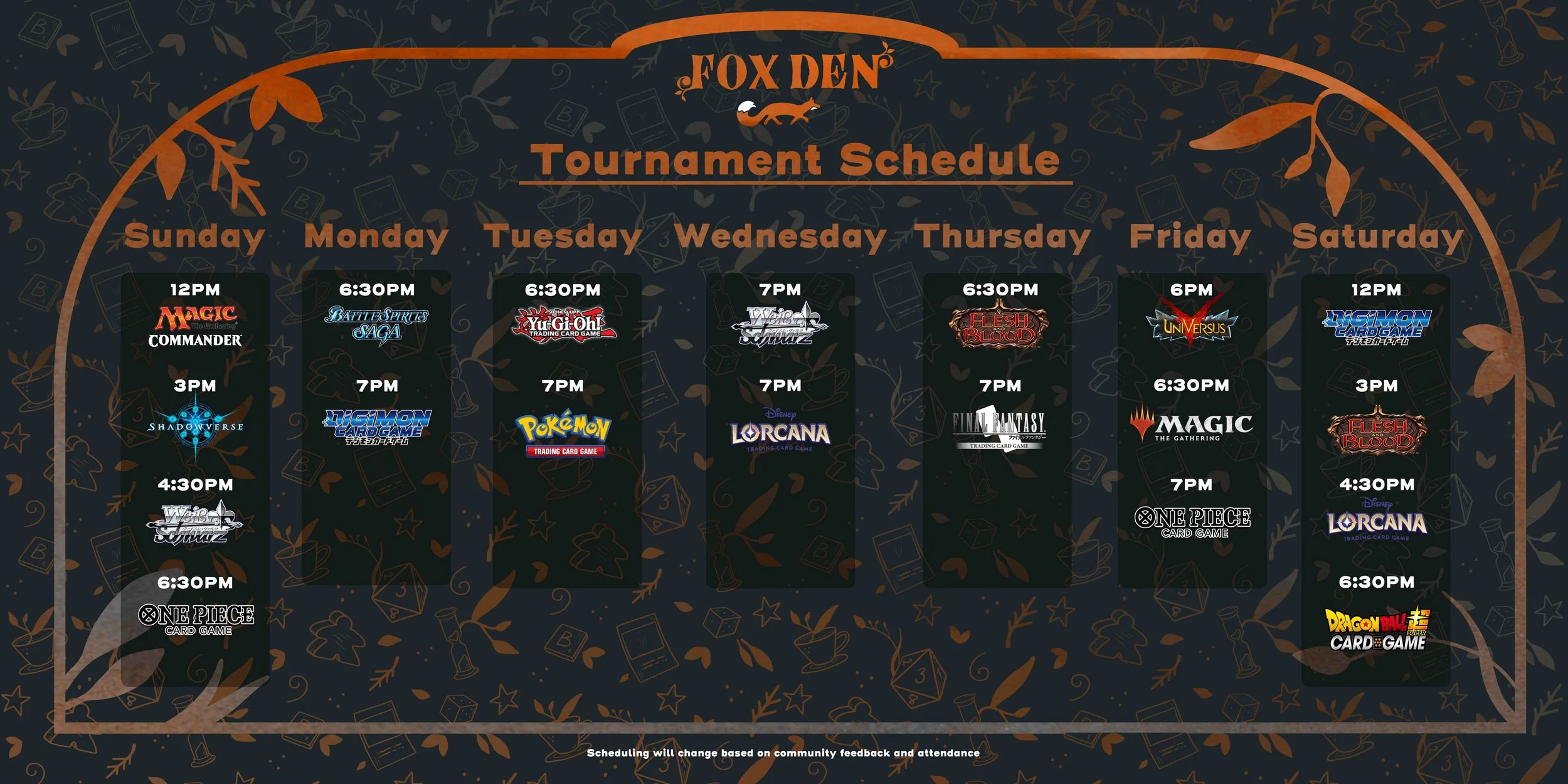 Fox Den Board Game Cafe