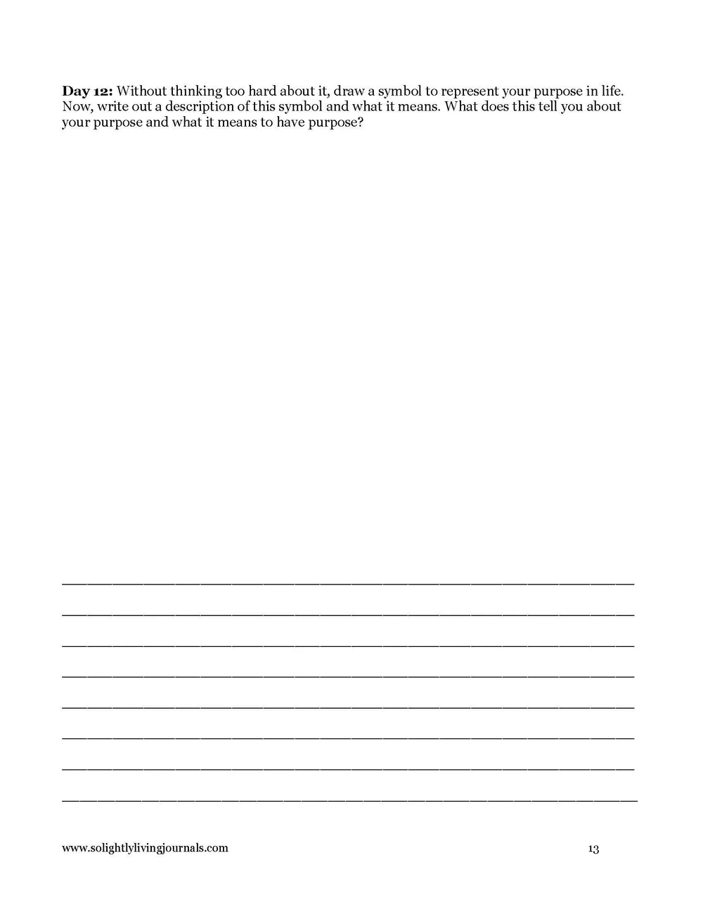 Free Guided Journal Pages | Positive Self Talk Printable